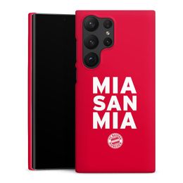 DeinDesign Galaxy S23 Ultra Handy Premium Case Smartphone Handyh&uuml;lle Schutzh&uuml;lle matt Fcb Mia San Mia Fc Bayern M&uuml;nchen Premium Case