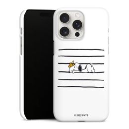 DeinDesign iPhone 15 Pro Max Handy Premium Case Smartphone Handyh&uuml;lle Schutzh&uuml;lle matt Snoopy Dog Peanuts Premium Case
