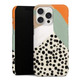 DeinDesign iPhone 15 Pro Max Handy Premium Case Smartphone Handyh&uuml;lle Schutzh&uuml;lle matt Abstract Boho Kunst Premium Case