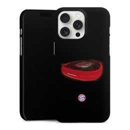 DeinDesign iPhone 15 Pro Max Handy Premium Case Smartphone Handyh&uuml;lle Schutzh&uuml;lle matt Fc Bayern M&uuml;nchen Fcb Official Licensed Product Stadium Premium Case