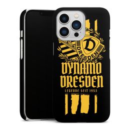 DeinDesign iPhone 13 Pro Handy Premium Case Smartphone Handyh&uuml;lle Schutzh&uuml;lle matt Sg Dynamo Dresden Statement Sgd Premium Case