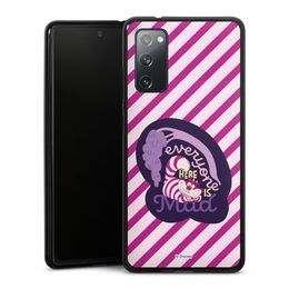 DeinDesign Galaxy S20 FE Handy Silikon H&uuml;lle Case schwarz Handyh&uuml;lle Alice In Wonderland Disney Grinning Cat