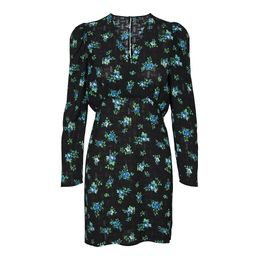 Véro Moda VERO MODA Kleid 'BELLA' Damen Größe 42 blau / pastellblau / grün / schwarz Winterkleid