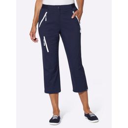WITT Damen Funktionshose in 3/4-L&auml;nge, marine, Gr&ouml;&szlig;e 38