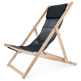 Liegestuhl Relax Schwarz