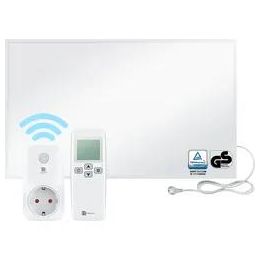 Bringer® Infrarotheizung - 700 (BRIH700) / BRTS: Smart Thermostat und Fernbedienung / Weiß