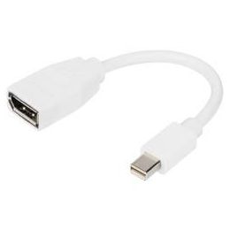 Digitus DisplayPort Adapter DisplayPort Stecker, Mini DisplayPort Stecker 0.15 m Wei&szlig; DB-340405-001-W DisplayPort-Kabel
