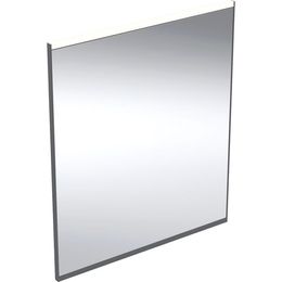 Geberit Option Plus Square Badspiegel 60 cm mit direkter und indirekter Beleuchtung in Schwarz Matt