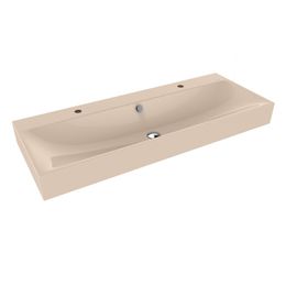 Kaldewei SILENIO Wandwaschtisch 3046 mit 2 x 1 Hahnlochbohrung, 120 cm