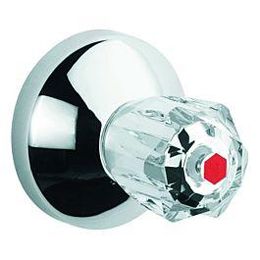 Grohe Ventil Oberbau 19831000 Markierung rot, Unterputz, chrom