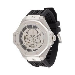Philipp Plein Uhr Herren Gr&ouml;&szlig;e One Size schwarz / silber