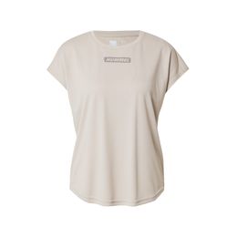 Hummel Funktionsshirt 'Tola' Damen Gr&ouml;&szlig;e M taupe / greige / wei&szlig;