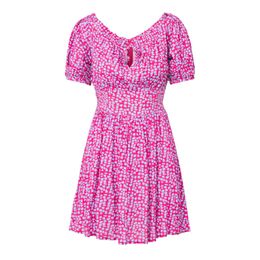 Laurella Kleid Damen Gr&ouml;&szlig;e 44 opal / pink / wei&szlig; Winterkleid