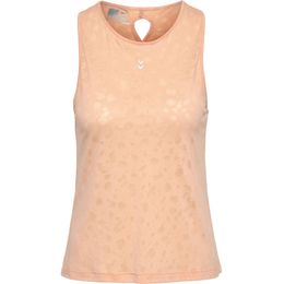 Hummel Sporttop Damen Gr&ouml;&szlig;e L grau / hellorange