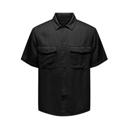 Only & Sons Only & Sons Hemd 'Kari' Herren Gr&ouml;&szlig;e XL schwarz