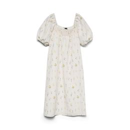 Vero Moda Kleid 'VMNicola' Damen Gr&ouml;&szlig;e 36 hellblau / gelb / gr&uuml;n / wollwei&szlig; Sommerkleid