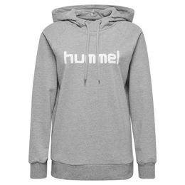 Hummel Sportsweatshirt Damen Gr&ouml;&szlig;e XS grau / wei&szlig;