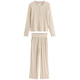 next Pyjama Damen Gr&ouml;&szlig;e XXL beige Winterkleid