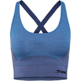 Hummel Sports Top female size S Blue / marine blue / Black