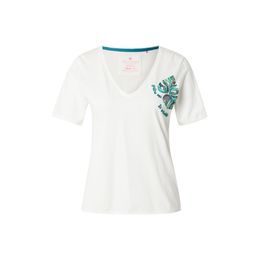 LIEBLINGSST&Uuml;CK Lieblingsst&uuml;ck T-Shirt 'Calina' Damen Gr&ouml;&szlig;e S jade / dunkellila / hellpink / wei&szlig;