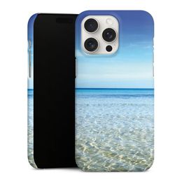 DeinDesign iPhone 15 Pro Max Handy Premium Case Smartphone Handyh&uuml;lle Schutzh&uuml;lle matt Urlaub Sky Ocean Premium Case