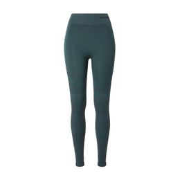 Hummel Workout Pants 'MT Power' female size XS Green / Emerald / Black