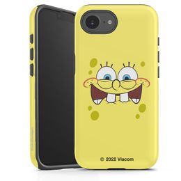 DeinDesign iPhone 17e Handy Panzer Handyh&uuml;lle robuste Outdoor H&uuml;lle Schutzh&uuml;lle gl&auml;nzend Official Licensed Product Spongebob Kindheit Tough Case