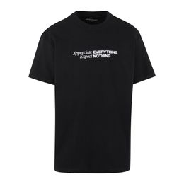 MT Upscale T-Shirt 'Appreciate Expect' Herren Gr&ouml;&szlig;e XS schwarz / wei&szlig;