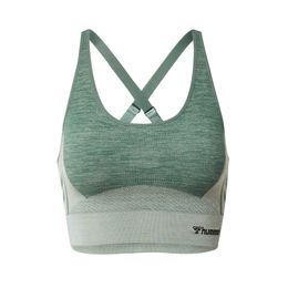 Hummel Sporttop Damen Gr&ouml;&szlig;e S oliv / schwarz
