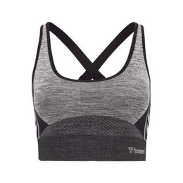 Hummel Sporttop Damen Gr&ouml;&szlig;e XS grau / schwarz