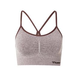 Hummel Sport-BH Damen Gr&ouml;&szlig;e XS braun / braunmeliert