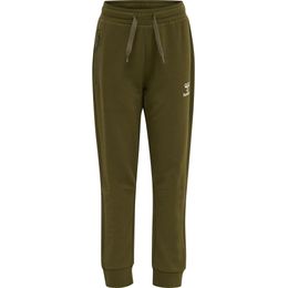 Hummel Sporthose Jungen Gr&ouml;&szlig;e 164 oliv / wei&szlig;