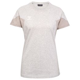 Hummel Funktionsshirt Damen Gr&ouml;&szlig;e XS beige / graumeliert