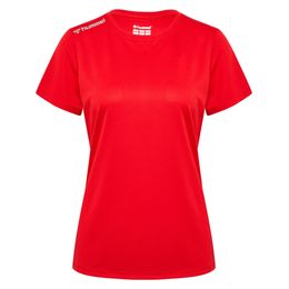 Hummel Funktionsshirt Damen Gr&ouml;&szlig;e S hellgrau / feuerrot