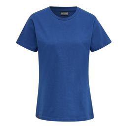 Hummel Shirt female size L Blue / Red