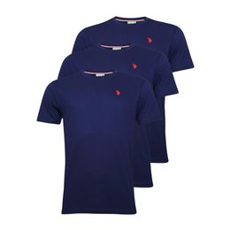 U.S. Polo Assn. T-Shirt Herren Gr&ouml;&szlig;e XXL navy / rotviolett