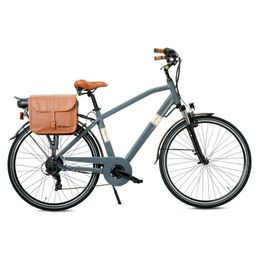 MBM Elektro-Citybike MONOTUBO CLASSIC Man 28 Zoll, grau