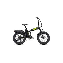 MBM Elektro-Kompaktfahrrad / Faltrad N-VER FOLDING 9.2. 20 Zoll, black-lime