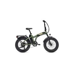 MBM Elektro-Kompaktfahrrad / Faltrad N-VER FOLDING 9.2. 20 Zoll, oliv