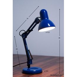 Globo Famous Schreibtischleuchte Blau, 1-flammig