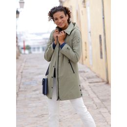 WITT Damen 2-in-1-Jacke mit abnehmbarer Kapuze, khaki, Gr&ouml;&szlig;e 20