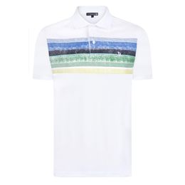 Giorgio di Mare Poloshirt Herren Größe M royalblau / gelb / grün / weiß