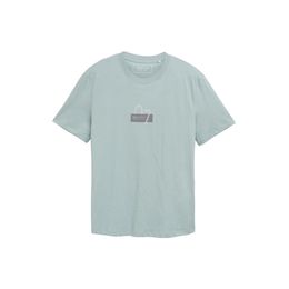 Tom Tailor Denim T-Shirt Herren Gr&ouml;&szlig;e L opal / mint / schwarz
