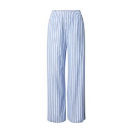 MONKI Hose Damen Größe 36 hellblau / weiß