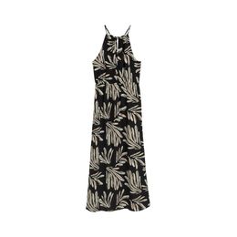Tom Tailor Denim Kleid Damen Größe 36 beige / mint / schwarz Winterkleid