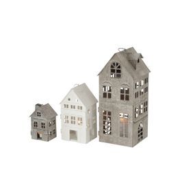 Boltze Laternen Set Firenza Windlichter 3-teilig stilvolles Design Lichthaus
