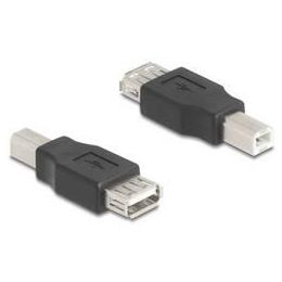 Delock USB 2.0 Adapter [1x USB 2.0 Stecker B - 1x USB 2.0 Buchse A] 67199