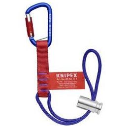 Knipex 00 50 13 T BK KNIPEX 00 50 13 T BK Adapterschlaufen mit fixiertem Materialkarabiner Zur Werkzeug-Absturzsicherung 186 mm Sicherungsb&auml;nder