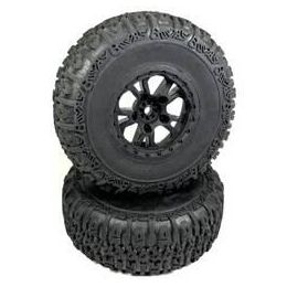 Absima 1:10 Monstertruck, Truggy, Buggy Komplettr&auml;der offroad Schwarz 1 St.