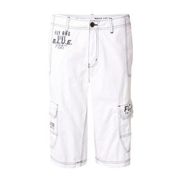 CAMP DAVID Shorts Herren Größe 34 schwarz / weiß